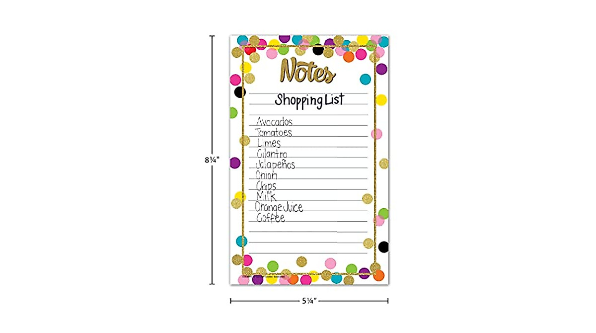 Fun Confetti Notepad - Perfect for Any Occasion