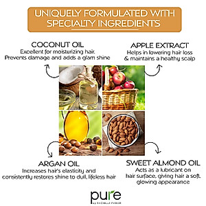 Apple Cider Vinegar Shampoo and Conditioner Set. Sulfate Free Shampoo Conditioner Set for Damaged, Oily Hair. Shampoo & Conditioner Combo Pack to Reduce Dandruff, Frizz, Split Ends,…