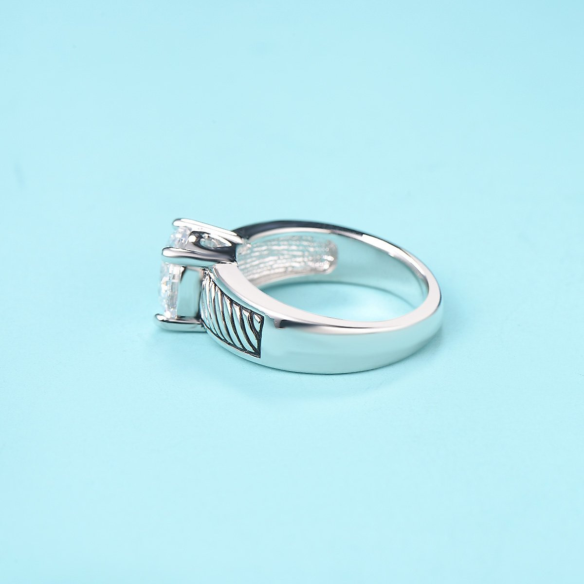 UNY Ring Vintage Antique Femme Designer Fashion Brand David Jewelry love Wedding Christmas Valentine Gift (6, peridot-zirconia)