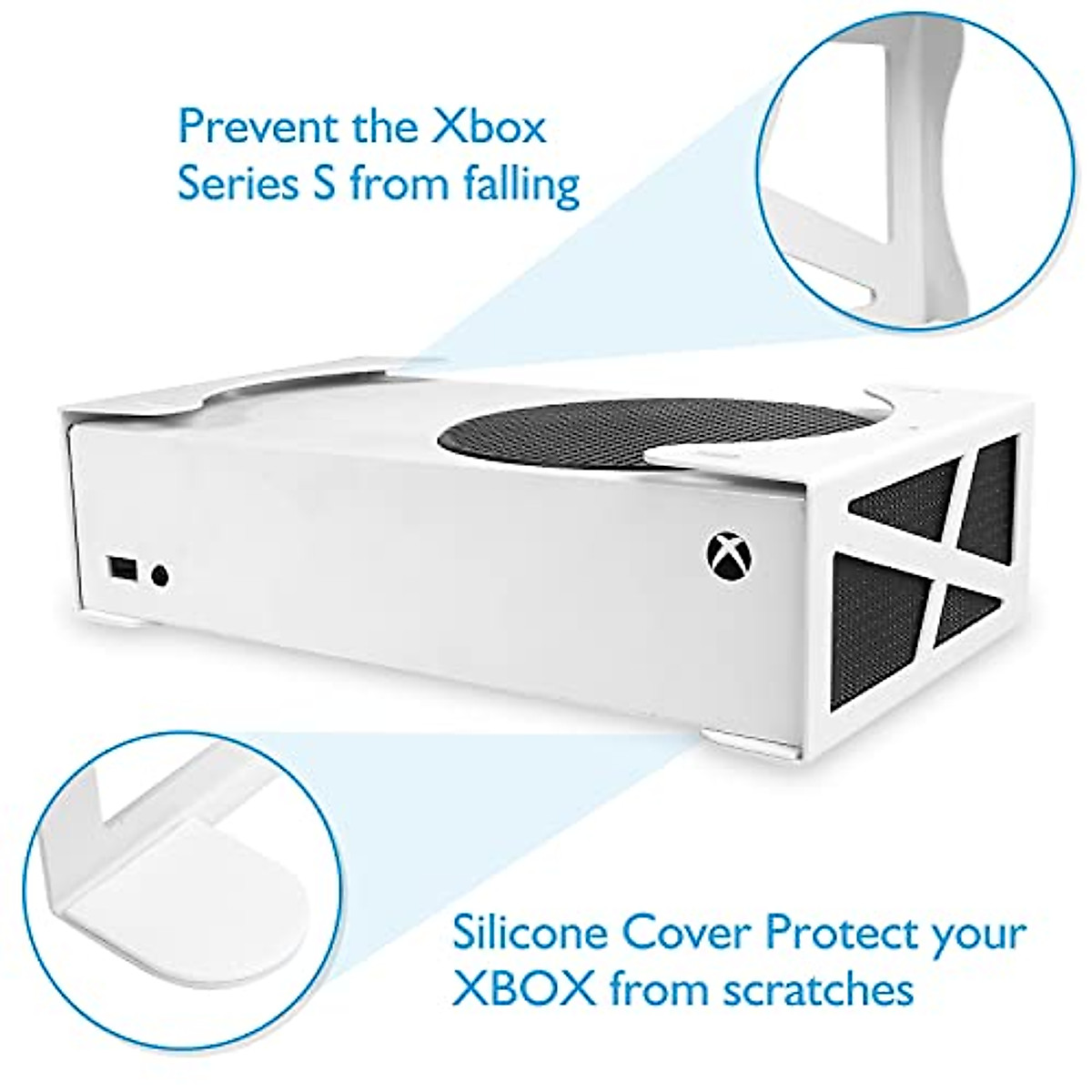 Under Desk Mount for Xbox Series S, Stealth Mount Under Desk Holder Only for Xbox Series S, Xbox Series S Accessories