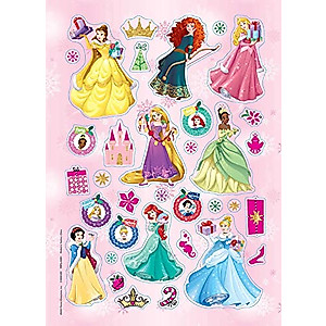 Disney Princess: Tis the Season to Sparkle: Color & Craft with 4 Big Crayons and Stickers