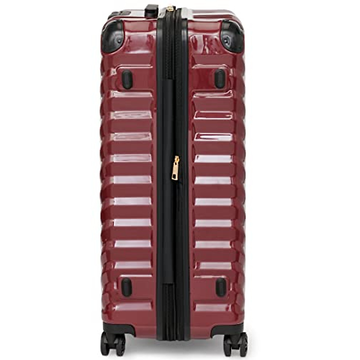 Karl Lagerfeld Paris Women's Suitcase Spinner Wheels Hardside, Burgundy, One Size