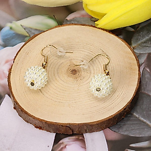 Penta Angel 50Pcs Clear Disc Pads to Stabilize Earrings, Plastic Discs for Earring Backs and Jewelry Crafts