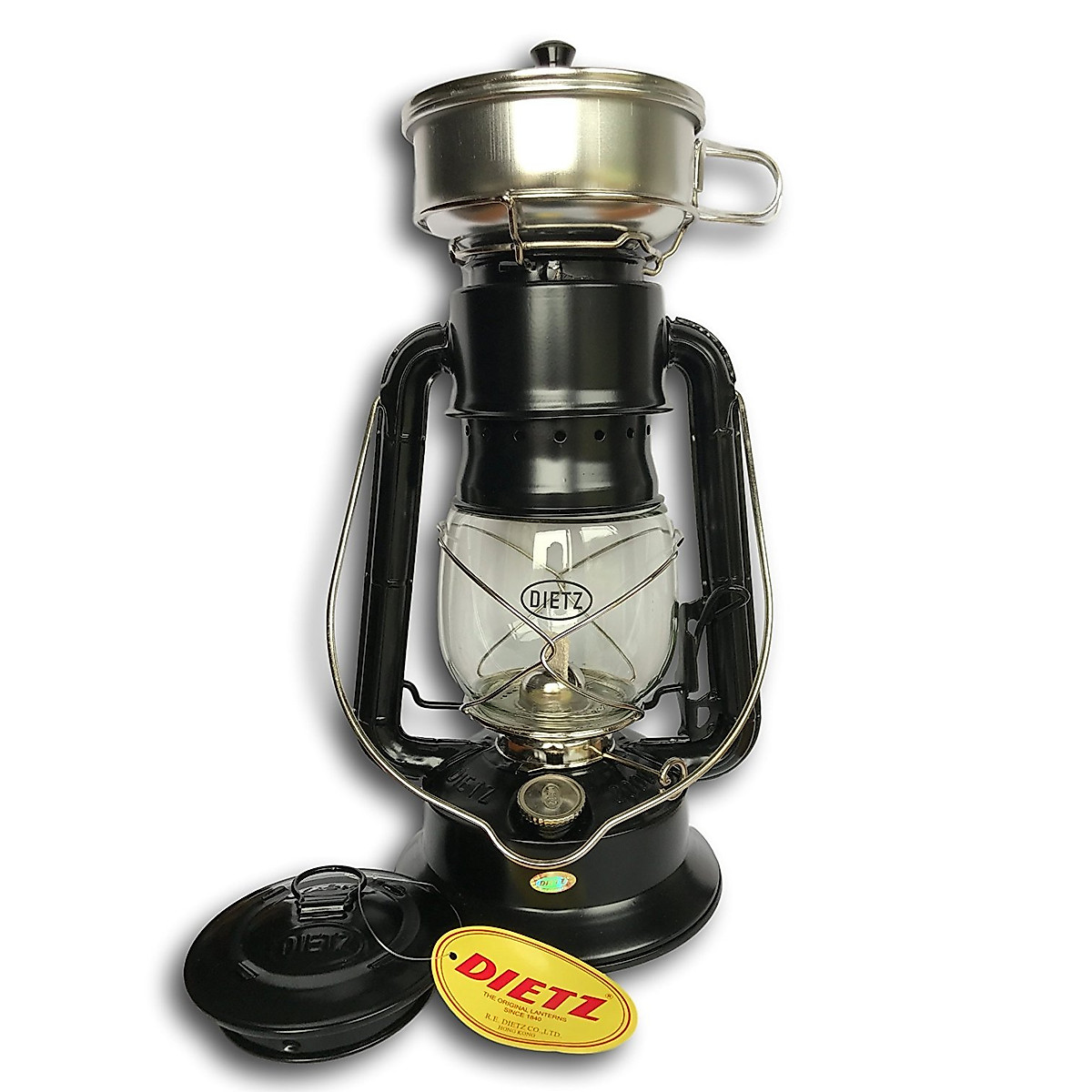 Dietz Black Millennium Lantern/Cooker Convertible Combo Cooking Kit Hanging Lamp