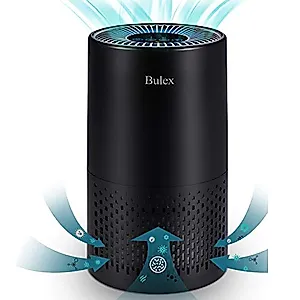 Bulex Air Purifier (404ft²), Air Cleaner for Home with H13 True HEPA Filter, Remove 99.97% Purification Allergies Dust Smoke Pollen, Quiet Sleep Mode, 4-Stage Filtration for Large Room Bedroom Office