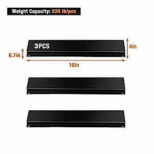 Wallmaster Wall Mounted Storage Bins, Wall Storage Bins Parts Rack 10 Bins&3 Rails Wall Mount Tool Organizer Hardware Storage Organizer