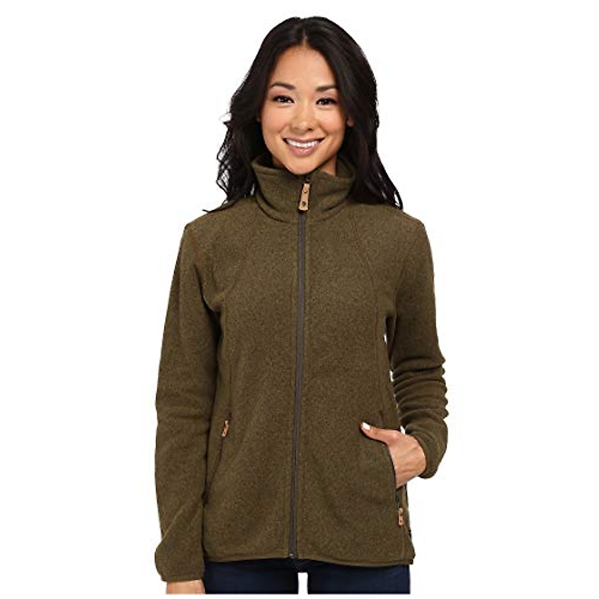 Fjällräven Stina Fleece Dark Olive SM