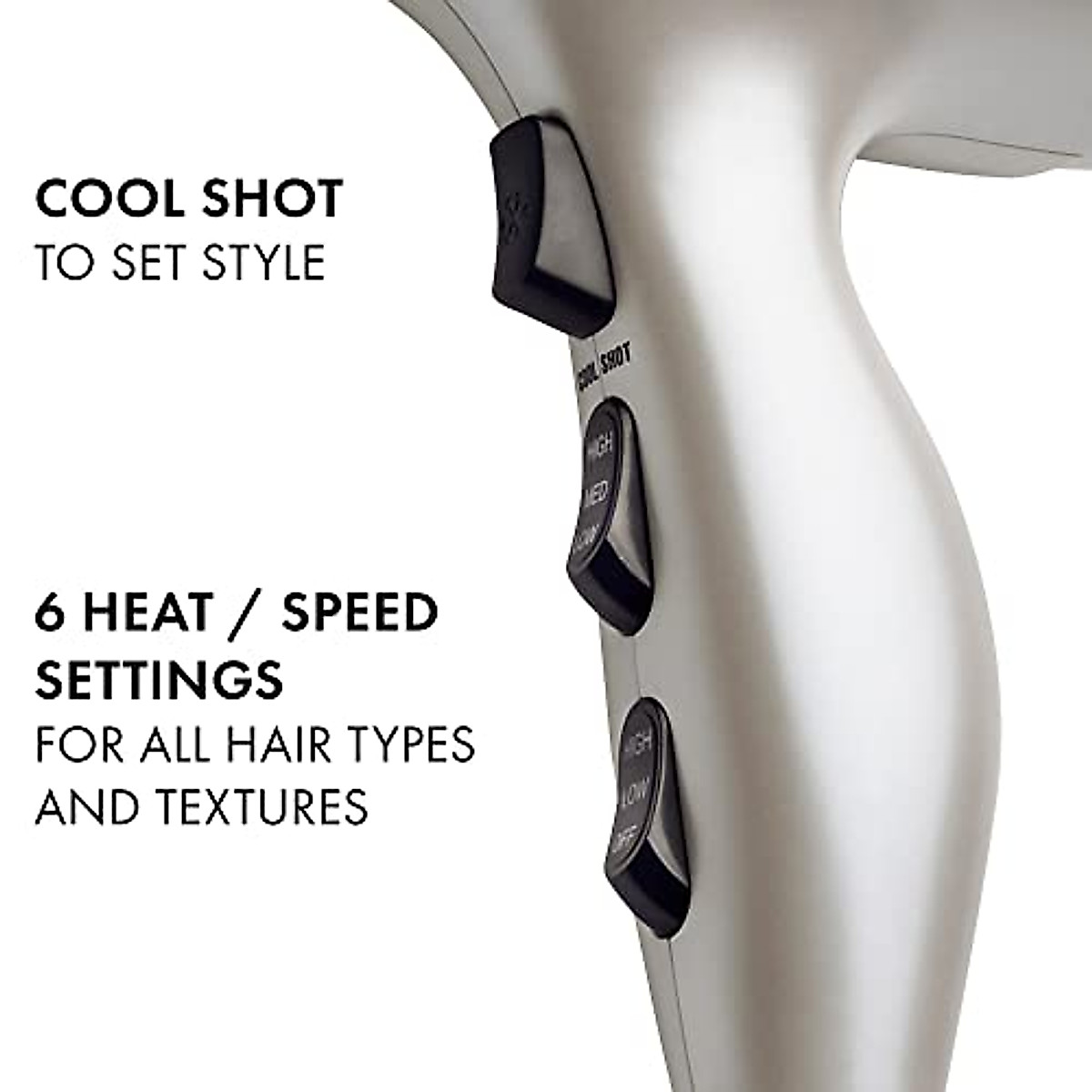 Hot Tools Pro Artist 2400 Turbo Ceramic + Ionic Hair Dryer | Fast Dry, Lightweight