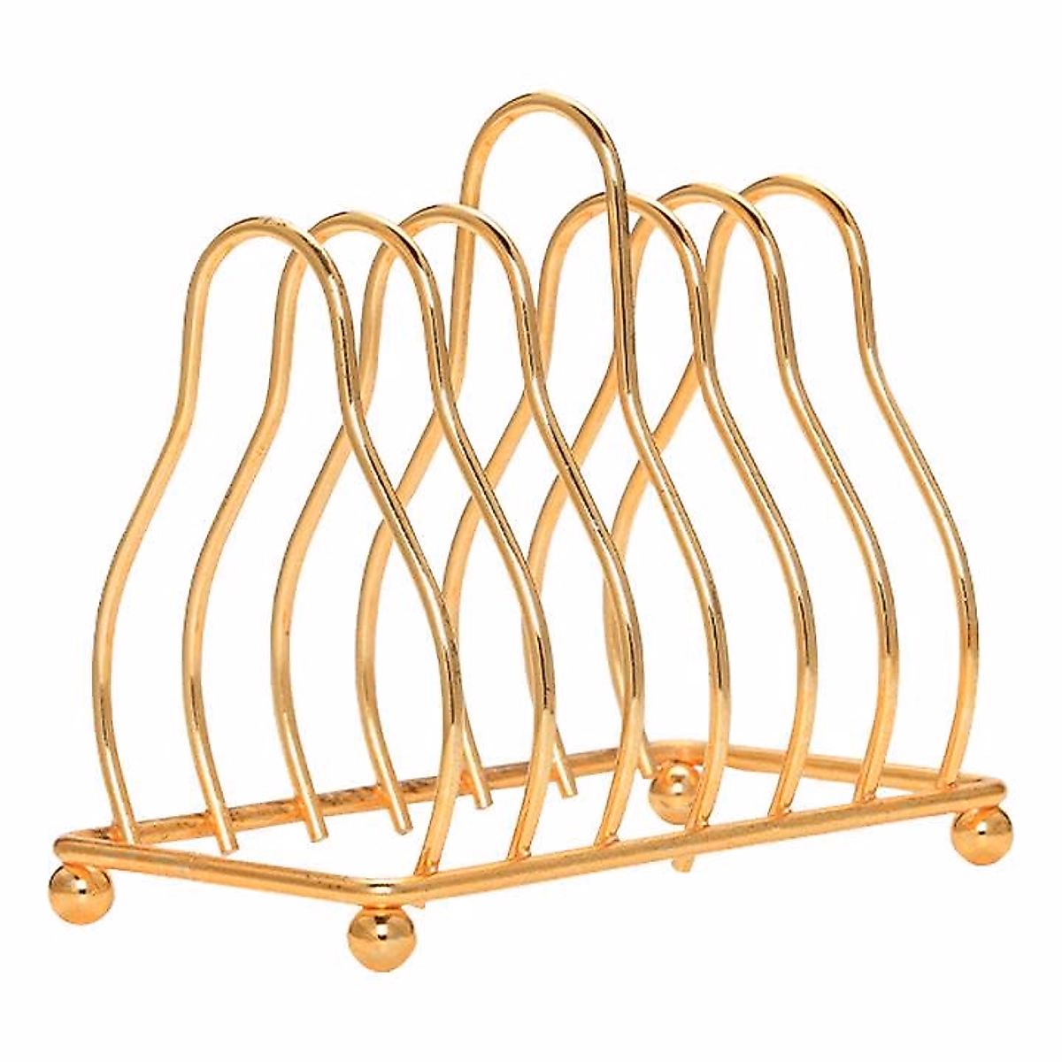 6 Slice Stainless Steel Toast Rack,Toast Rack Bread Loaf Slice Holder ...