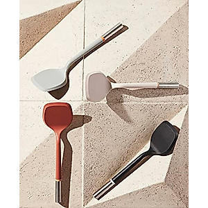 Material, The Soft-Edge Turner Spatula For Flipping, Folding, Mixing & Scraping, BPA-Free Silicone, Dishwasher-Safe, Terracotta