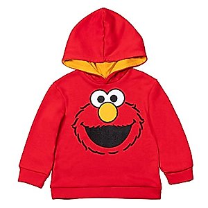 Sesame Street Elmo Toddler Boys Fleece Pullover Hoodie 4T