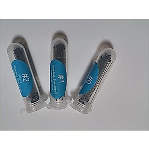 Stainless Steel Specimen Insect Pins - with epoxy Resin Head for Entomology, Lab Dissection and Specimen Collection Pins (#0,1,2)
