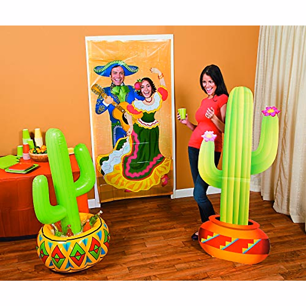 Fiesta Couple Photo Booth Door Banner for Cinco de Mayo - 6 feet tall - Party Decor | Fiesta |