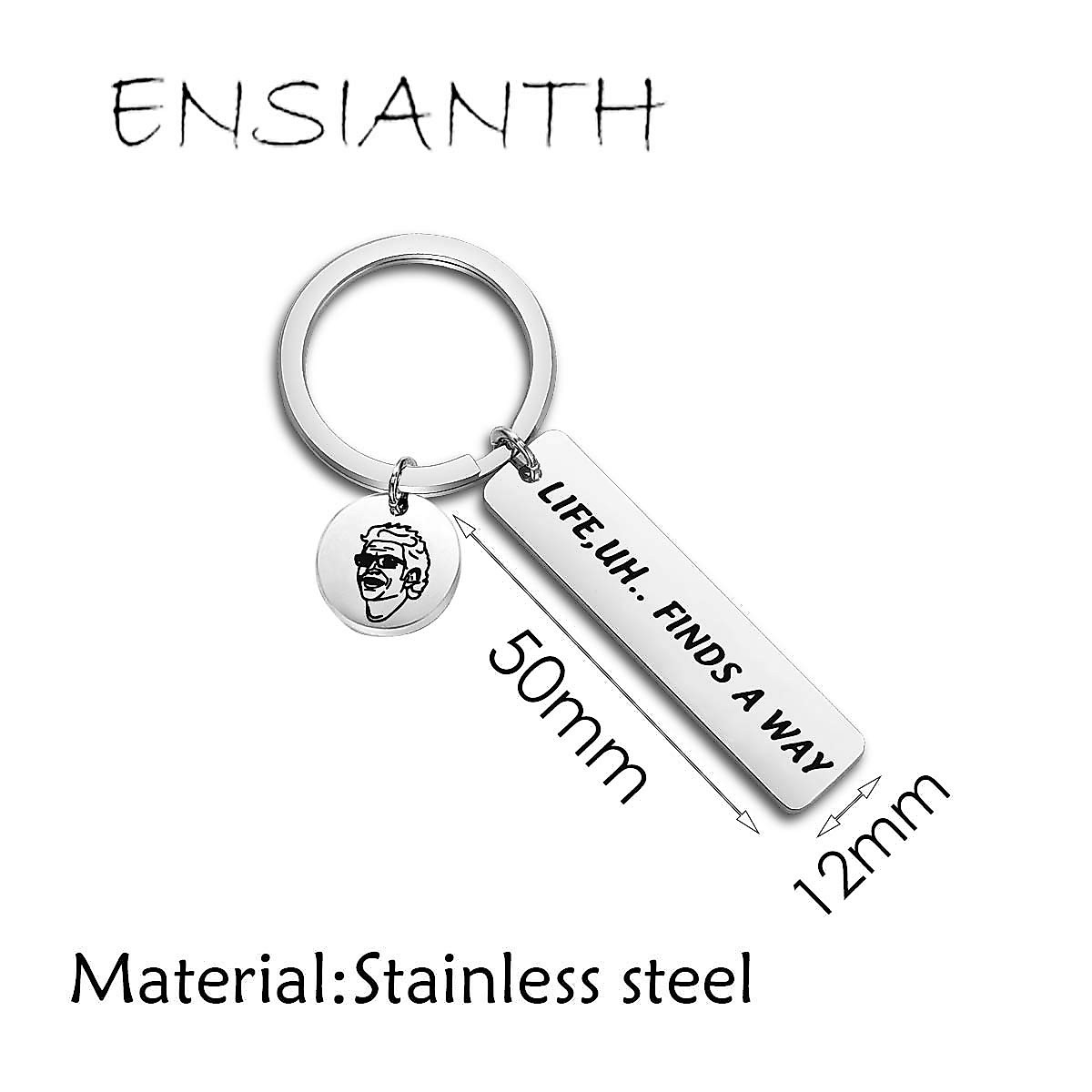 ENSIANTH Life uh finds a way Jeff Goldblum Fans Gift (Life Uh Finds a Way)