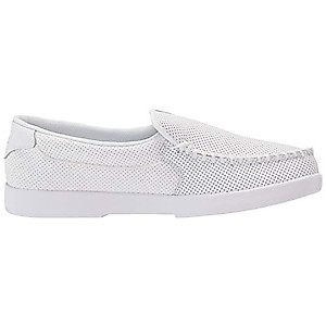 DC Men's Villain 2 Casual Slip On Skate Shoe Slipper, White, 13 D M US