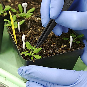 7pcs Precision Anti-static Tweezers, Marrywindix Plastic Tweezers for Electronics Jewelry-making Repairing