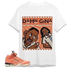 Damn Gina Martin Matching to J.o.r.d.a.n 5 DJ K.haled C.rimson B.l.i.s.s Shirt, Trending Shirt, Birthday Shirt
