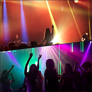 DJ Lights Moving Head U`King Mini LED Moving Head Light RGBW Stage Lighting Beam Spot Lights by DMX 512 Sound Activated Control for Wedding Disco Party Indoor (Set of 2)