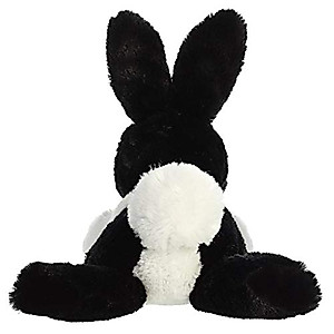 Aurora® Adorable Flopsie™ Dutch Rabbit Stuffed Animal - Playful Ease - Timeless Companions - Black 12 Inches