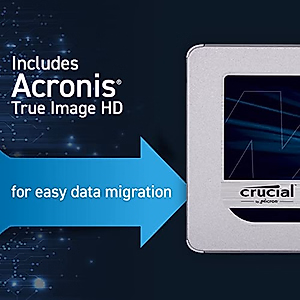 Crucial MX500 1TB 3D NAND SATA 2.5 Inch Internal SSD, up to 560MB/s - CT1000MX500SSD1