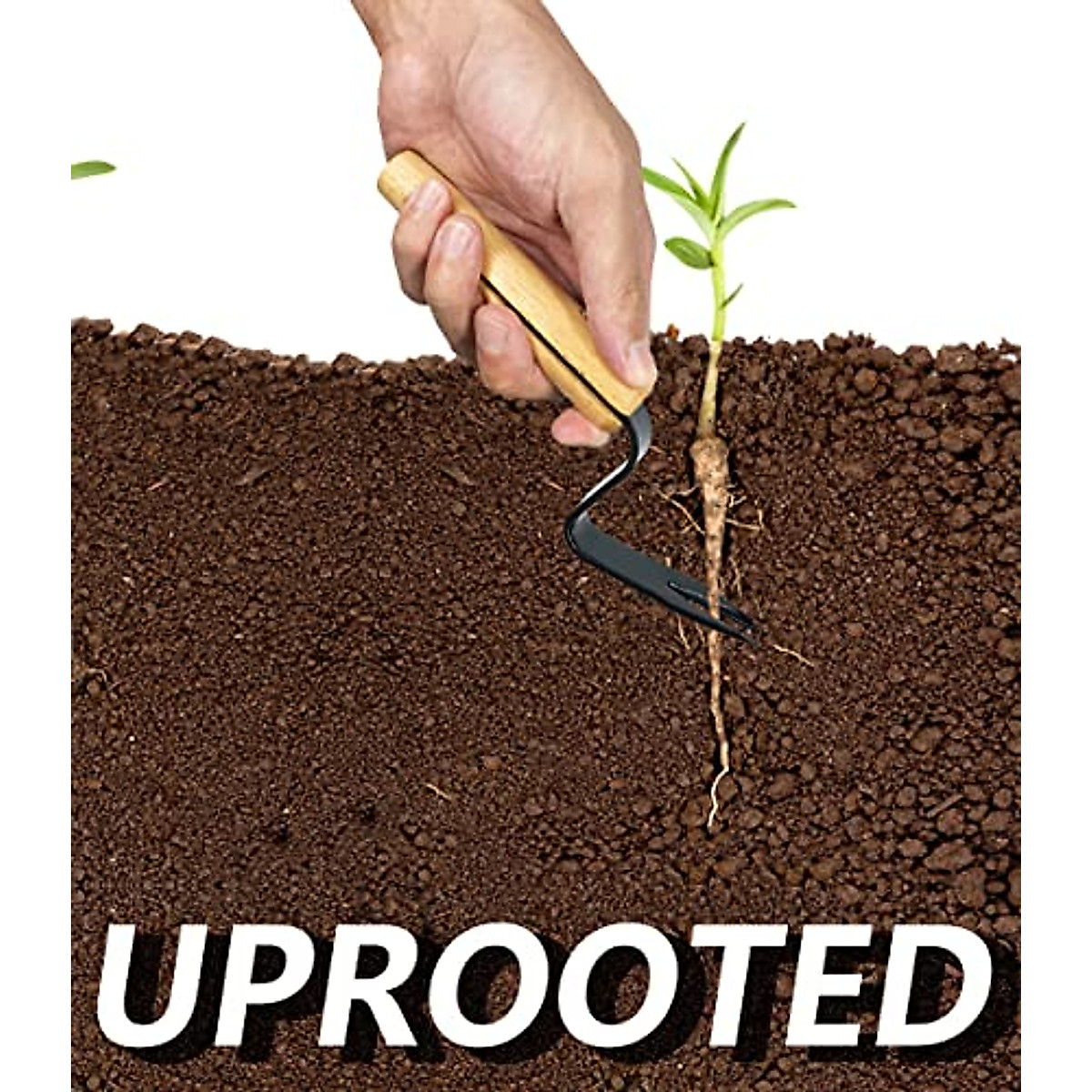 Amble Weeder Hand Puller Tool for Garden Caring to Remove Dandelions Thistles and Weeds