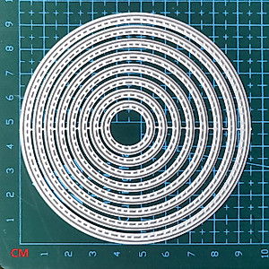 Cutting Dies Stencil Triangle Square Rectangle Round Ellipse Metal Mould for DIY Scrapbook Album Paper Card