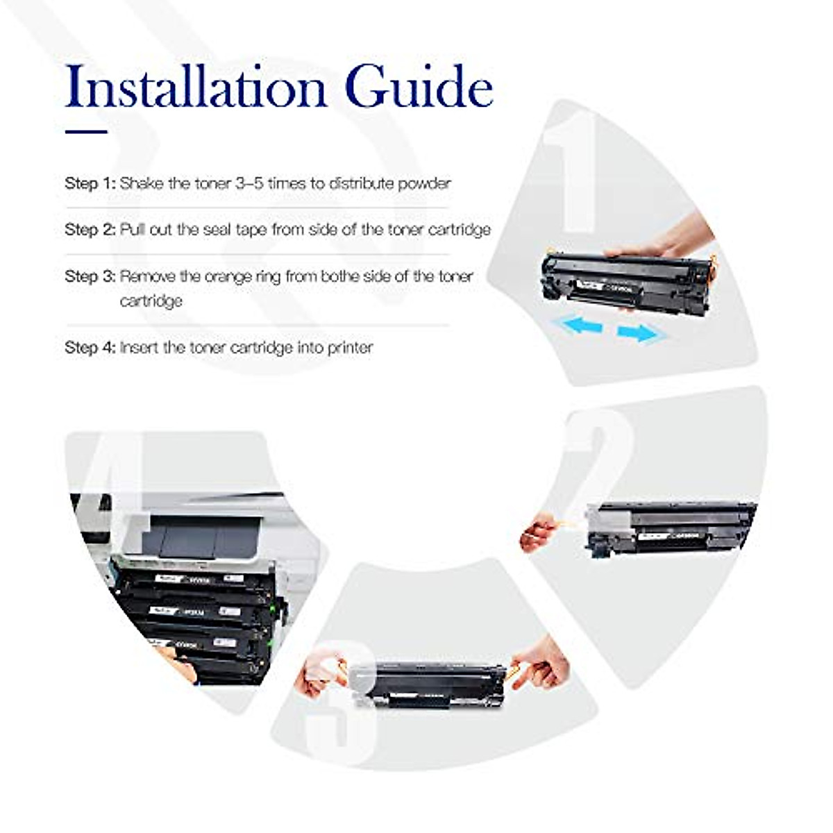 Valuetoner Compatible Toner Cartridge Replacement for HP 83A CF283A to Use with Laserjet Pro MFP M125nw MFP M201dw MFP M225dw MFP M125a M201n M127fn M127fw M225dn Printer (2 Black)