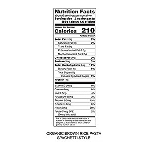 Tinkyada Pasta Joy Ready, Spaghetti, Brown Rice, Organic, 12oz