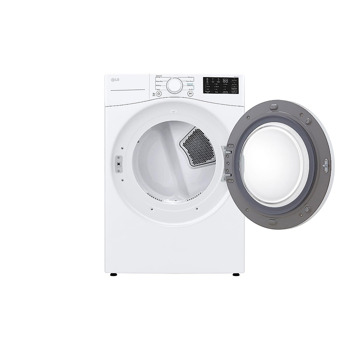 LG DLE3470W 7.4 Cu. Ft. White Ultra Large Capacity Front Load Dryer