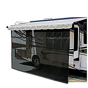 CAREFREE 701509ACD Black 15' x 9' Drop RV Awning EZ ZipBlocker