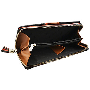 Visconti Women's Soft Leather Bifold Checkbook Wallet & Purse