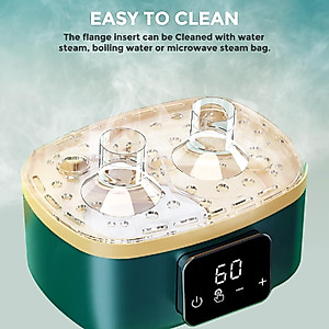 CreGear 2PCS Flange Insert 21mm Suitable for Medela/Spectra/Tsrete/Momcozy S9/S9 Pro/S10/S12/S12 Pro Wearable Breast Pump Flange/Shields, Reduce 24mm Nipple Tunnel Down to 21mm