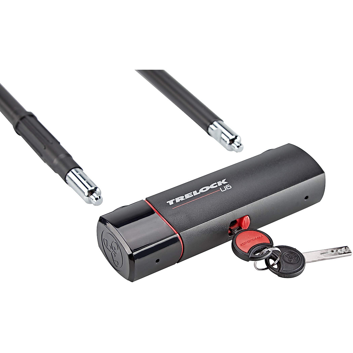 TRELOCK 422131 4016167067509 Steel Arch Lock U6 108x300 Diameter: 16mm, Black, 230 mm