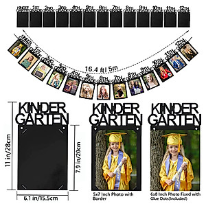2024 Graduation Decorations 5x7 Graduation Photo Banner for Class of 2024 Decorations K-12 Picture Banner for Senior 2024 High School Decor Graduation Party Supplies TD114