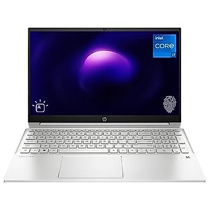 HP Pavilion 15.6" FHD Display Laptop, Intel Core i7-1355U Processor, 64GB RAM, 1TB PCIe SSD, Webcam, HDMI, Wi-Fi 6, Backlit Keyboard, Fingerprint Reader, Windows 11 Home
