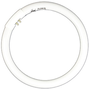 CHKADAWA 22W T5 Fluorescent Round Tube, 7.25 Inch FCL T5 Type 22 Watts Circular Light Bulbs 6400K 120V, Replacement Circline Bulb for Floxite/Zadro/Rialto Makeup Mirror, Daylight DL