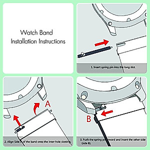 Fintie Bands Compatible with Samsung Galaxy Watch 3 45mm / Galaxy Watch 46mm / Gear S3 Classic/Frontier, Soft Woven Nylon Band 22mm Quick Release Adjustable Replacement Sport Strap, Black