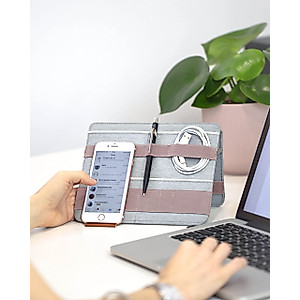 Beblau FOLD Portable Electronic Organizer – Attachable Device & Desktop Accessory | Office & Home Organizer | Fits 13"-15" Laptops & A4 Notebooks | Backpack Insert | Personal organizer