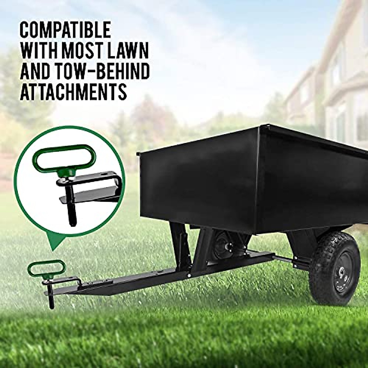 Lawn Mower Trailer Hitch Pins - Ultra Strong Neodymium Magnet Trailer Gate Pin LP63768 for John Deere Craftsman Cub Cadet Exmark Toro Lawn Tractor