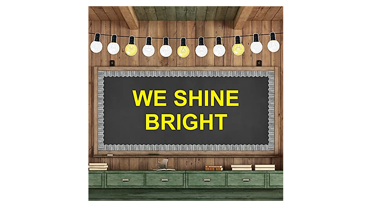 45 Pcs Chic Light Bulb Cut-Outs for Creative Decor