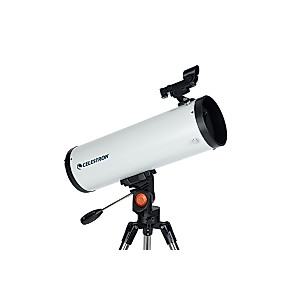 Celestron – Cometron 114mm Newtonian Telescope Newtonian Reflector Telescope with Parabolic Mirror – Alt–azimuth Mount – Ideal Telescope for Beginners – BONUS Astronomy Software Package
