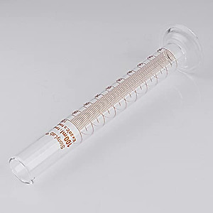 StonyLab 2-Pack 100ml Borosilicate Glass Graduated Cylinder Measuring Cylinder