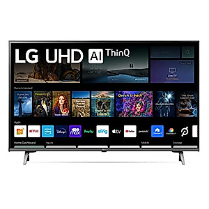 LG 43-Inch Class UQ9000 Series Alexa Built-in 4K Smart TV (3840 x 2160), 60Hz Refresh Rate, AI-Powered 4K, Cloud Gaming (43UQ9000PUD, 2022)