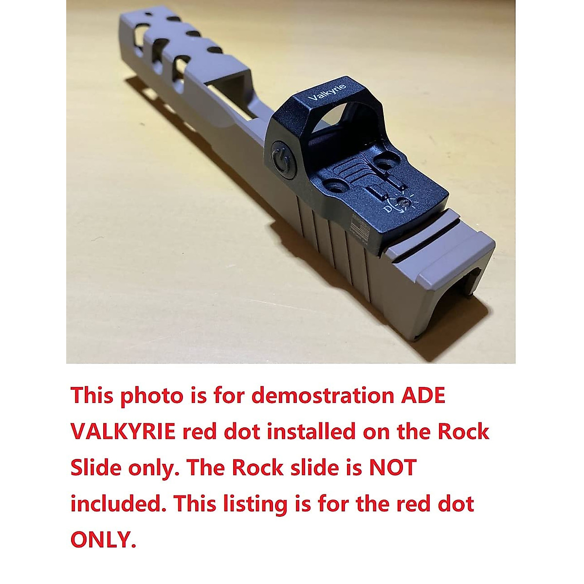 Ade Advanced Optics RD3-023 Shake Wake Valkyrie 4 MOA GREEN Dot Sight for Optics Ready Pistol That is Compatible with RMR fooprint Optics Such as Holosun HS407C/HS507C/HS507T and Riton X3 Tactix PRD.…