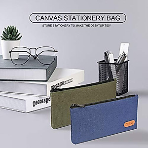 Bundled Products In A Total of 3 Colors Blue, Green, Black Pencil Case