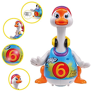 Think Gizmos Bump 'n' Go Walking, Talking, Singing and Dancing Musical Hip Hop Goose