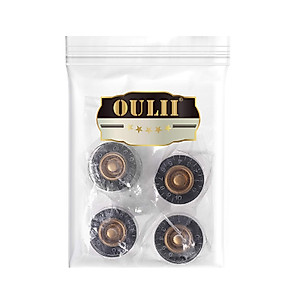 OULII Speed Control Knob with White Word for Electric Guitar 4pcs