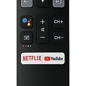 OEM Replacement Remote Control for TCL TV RC802V FNR1 with Netflix YouTube Hot Keys 32S6500A 65P8S 65P8 55P8S 55P8 55EP680