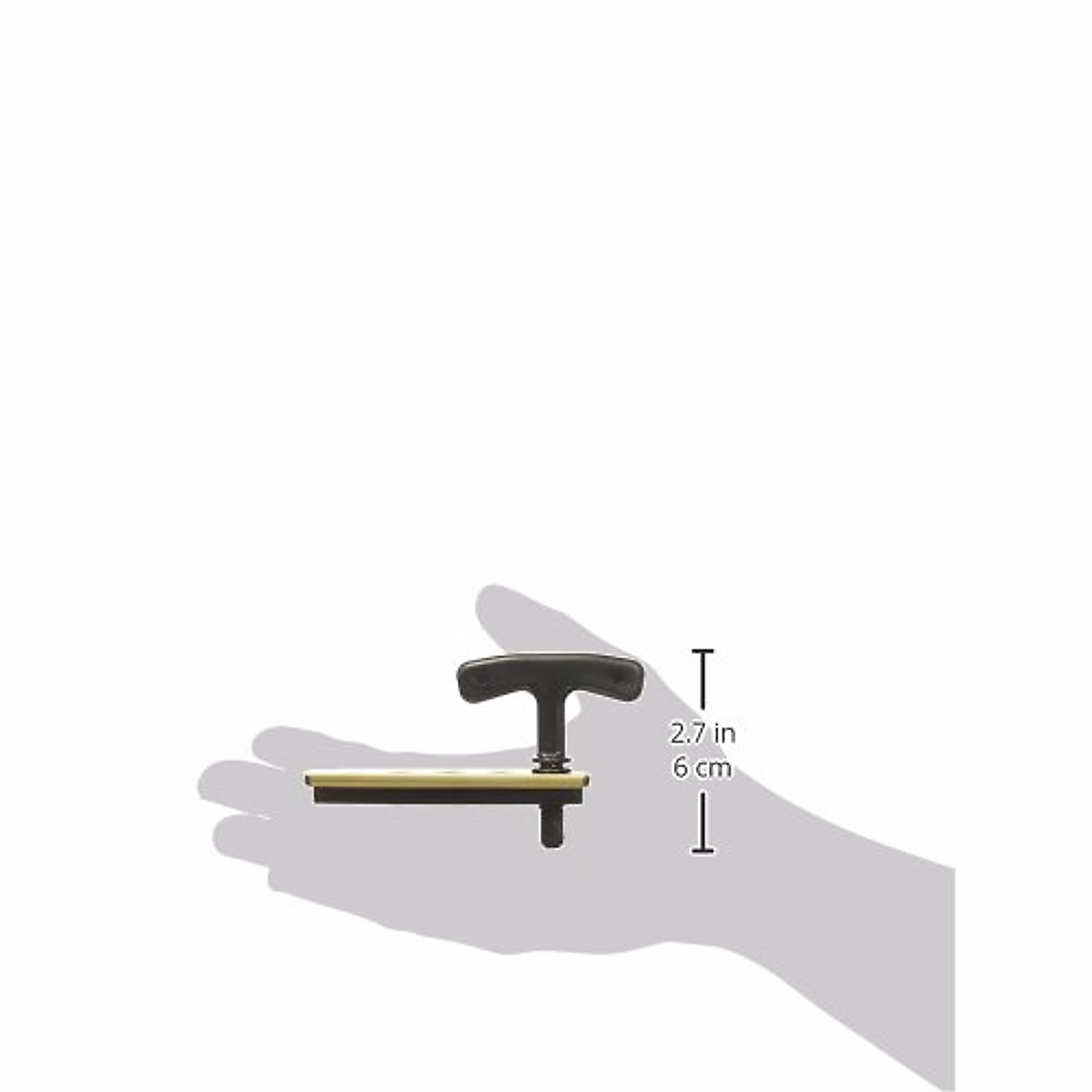 Ebbe E4402 Square Shower Drain Grate, Satin, Gold