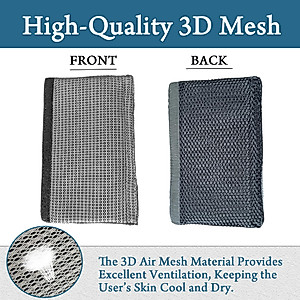 REEZEIVI Wheelchair Armrest Cover 2 Pieces,3D Air Mesh Pads for Office Chair Armrest,Breathable and Washable Chair arm Cushion,Comfort Padding Pressure Relief